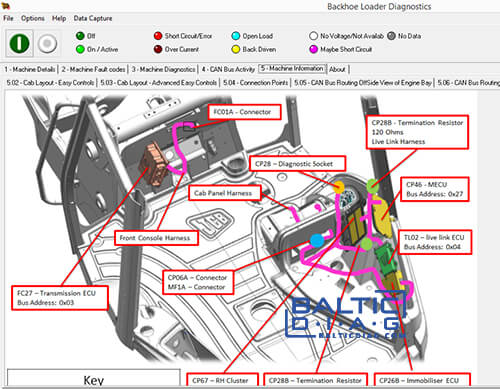 JCB ELECTRONIC SERVICE DIAGNOSTIC TOOL (LAPTOP INCL.)